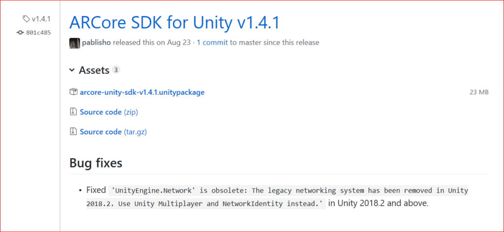 [Unity, AR] Error: “CS0619: UnityEngine.Network is obsolete”, When CloudAnchors is upgraded to ...